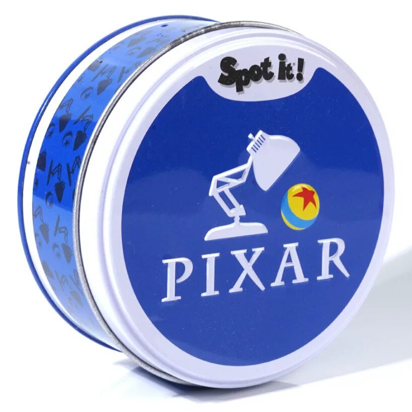 Тема 'Лампа' игра Spot It Dobble, семейная активность, упаковка в железную коробку, 1 комплект