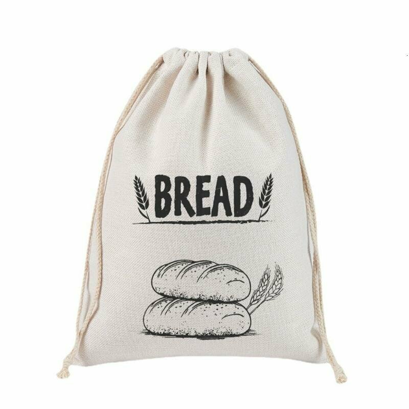 Льняной мешок с завязками для хранения, Образец 1