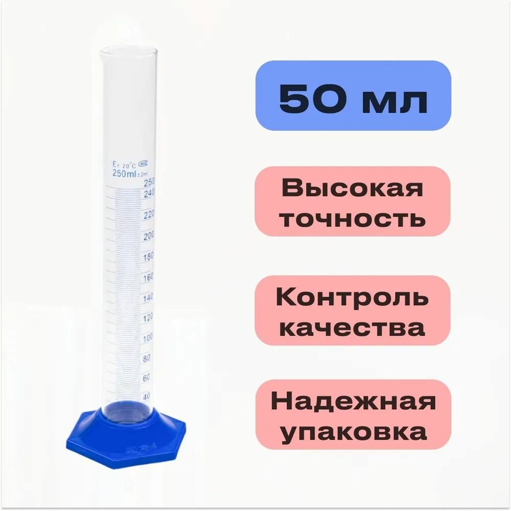 Емкость мерная, 50 мл, 1 шт