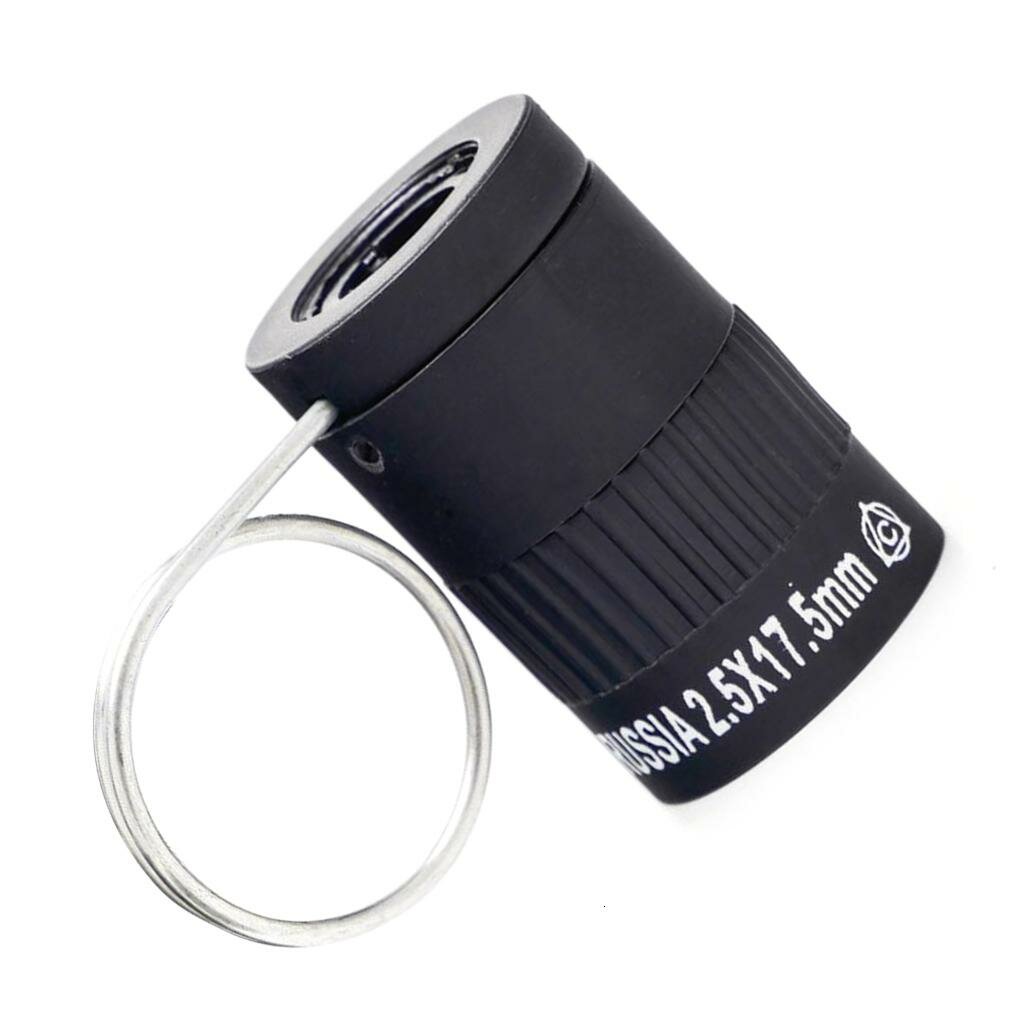 Миниатюрный телескоп с пальцевым замком 19.5x23 мм, Черный