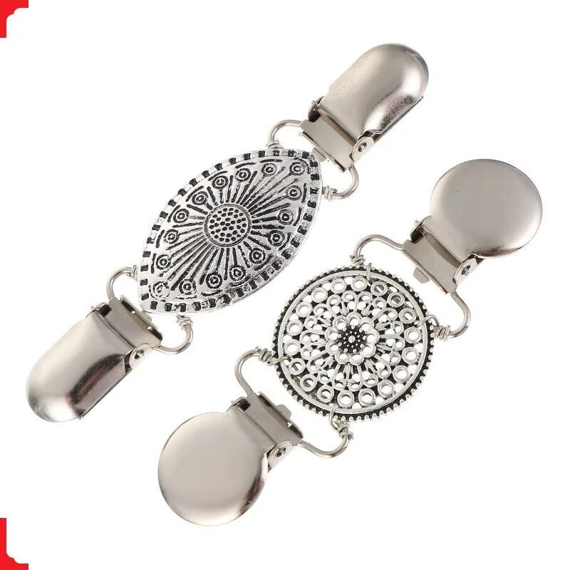 2 шт. зажимов для свитеров, зажимов для одежды, блузок для женщин, платьев, рубашек, накидок, кардиганов 10.7X2.8X1CM