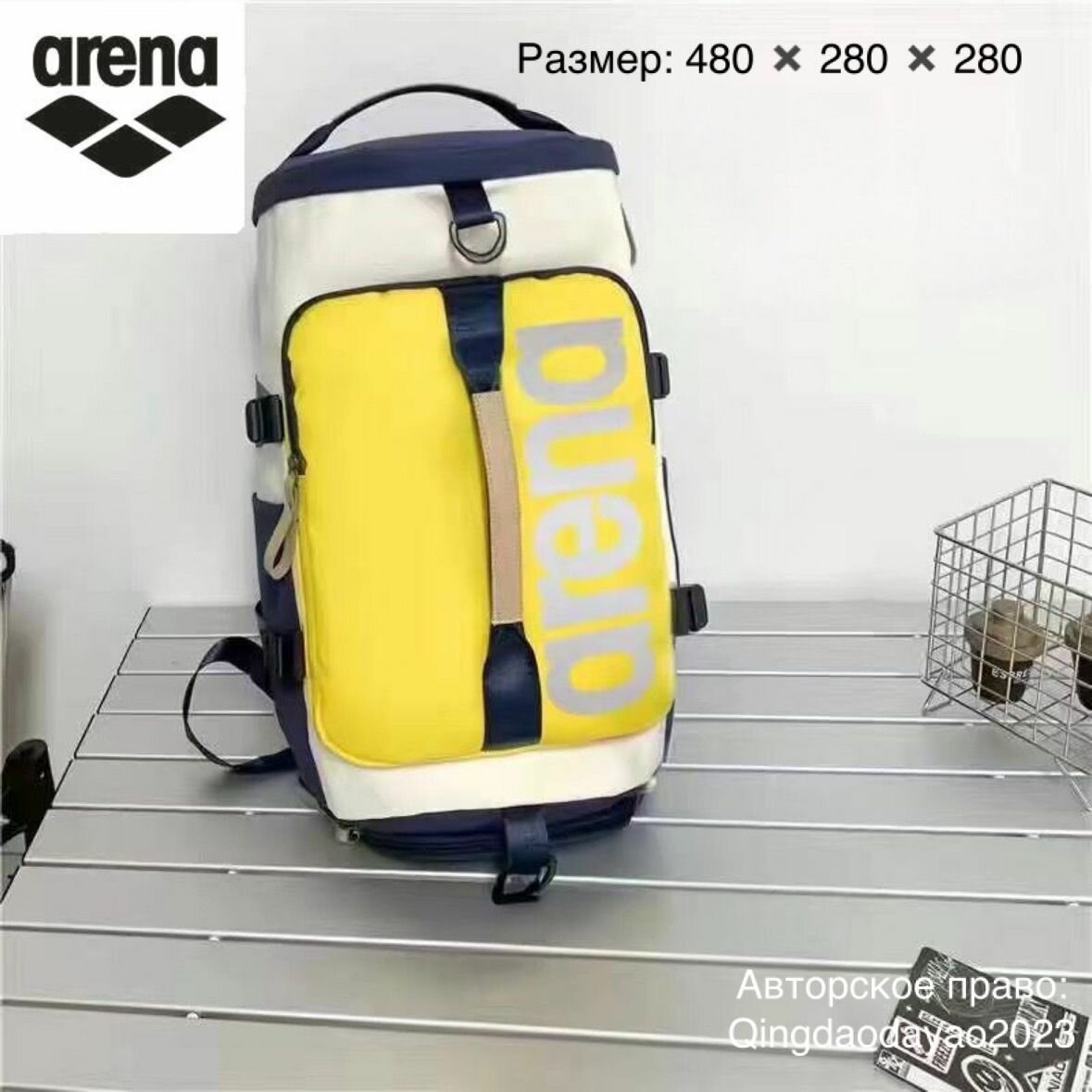 Arena Рюкзак Arena, для водных видов спорта, водонепроницаемый