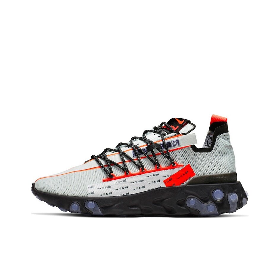 Кроссовки NIKE React Runner ISPA, размер EU 42.5 стопа (27CM), gray/orange — фото 1