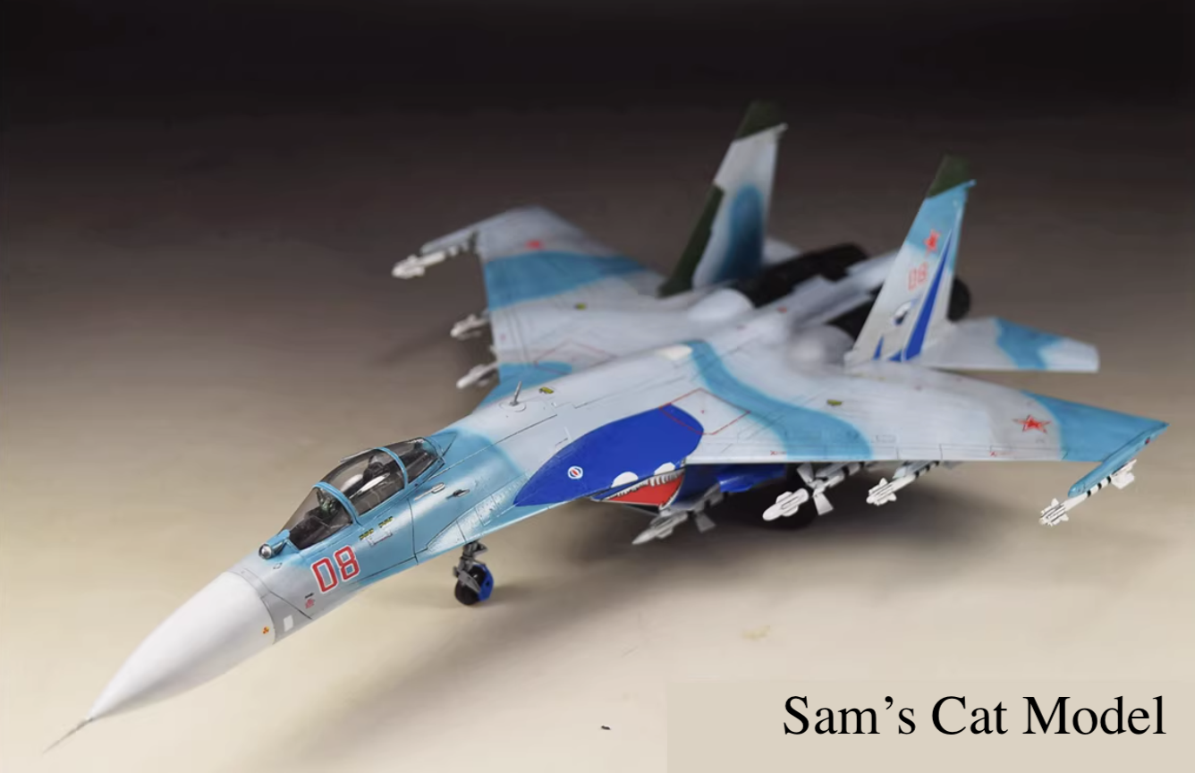 Современный российский истребитель Су-27 «Фланкер-B» в масштабе 1:72
