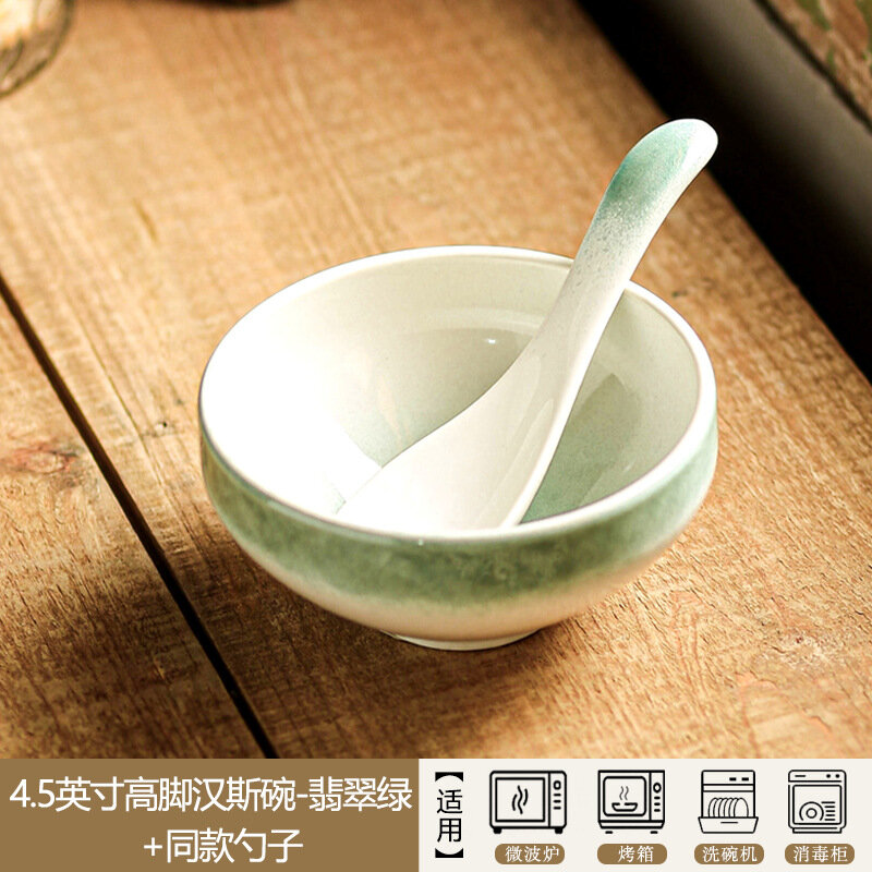 Керамическая высокая чаша для супа, маленькая чашка для овсянки, чаша для завтрака, десертная чаша, высококачественная личная чаша, рисовая чаша для дома