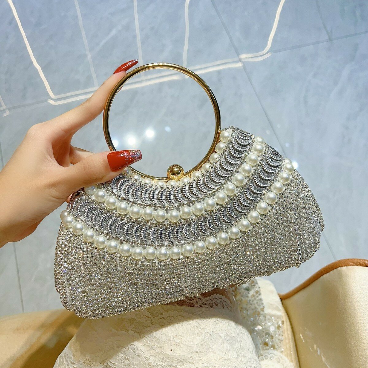 Сумка , Silver