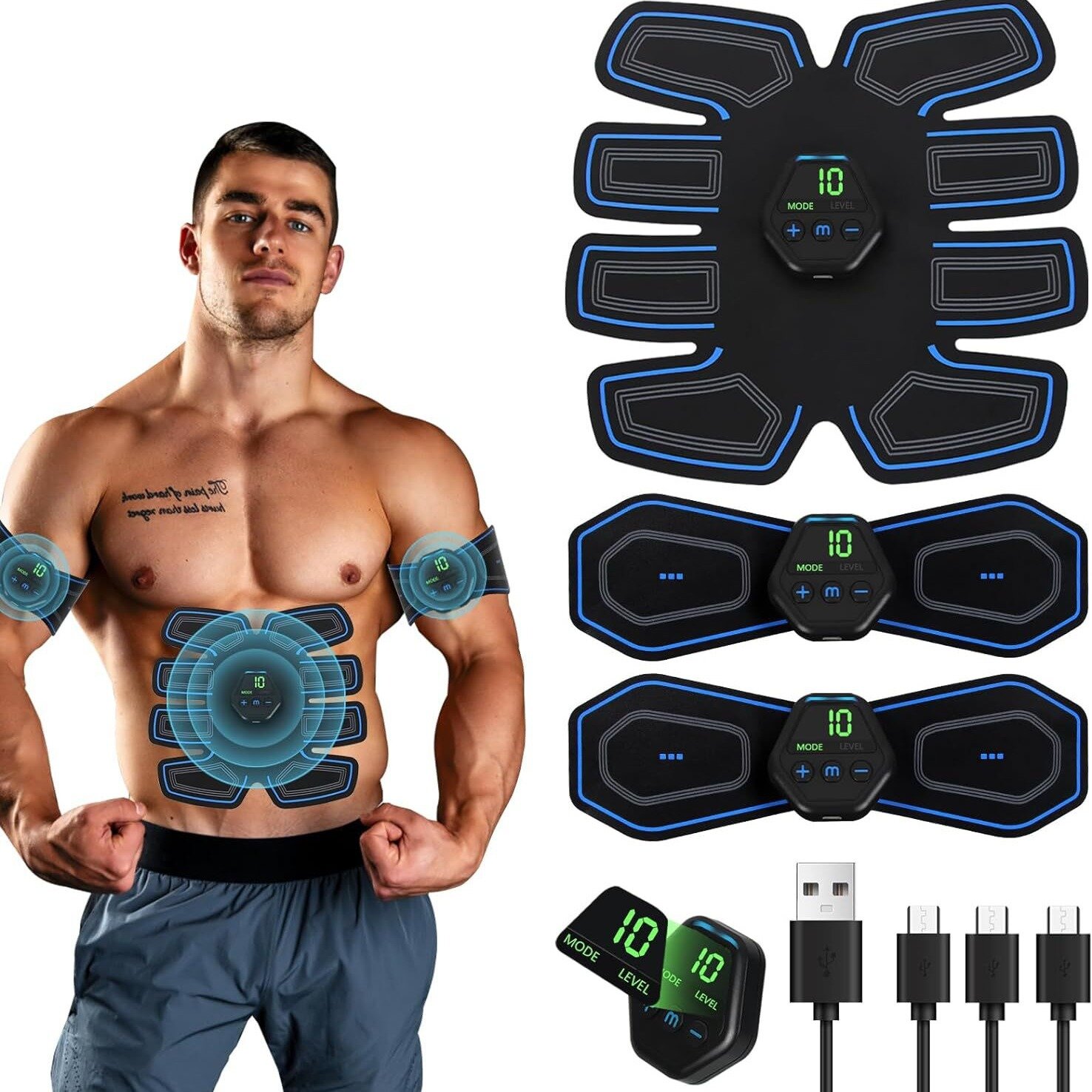 Производитель европейских и американских кросс-бордерных умных фитнес-устройств, абдоминальных пластырей, тренировки мышц живота, массажный импульсный ленивый абдоминальный прибор