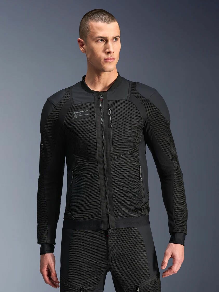 Мотокуртка Летняя Мужская Alpinestars Troop-Air Pro Black, 56