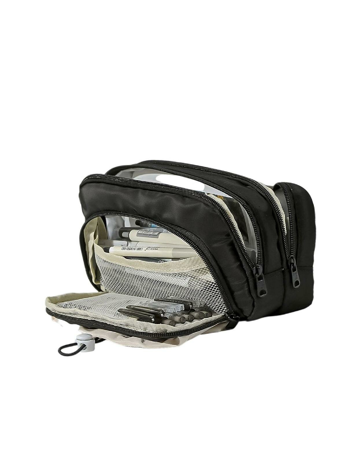 Высокий Пенал Емкость Ручка Сумка Организаторами Нескольких Отсеков Маркер Мешки