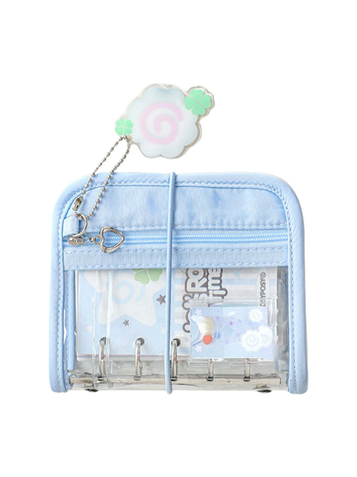 Многоразовый блокнот в переплете на 5 колец с обложками из ПВХ на 5 отверстий с бумагой