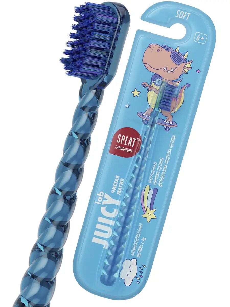 Сплат JUICY LAB Магия единорога з/щетка 6+лет (Синяя)