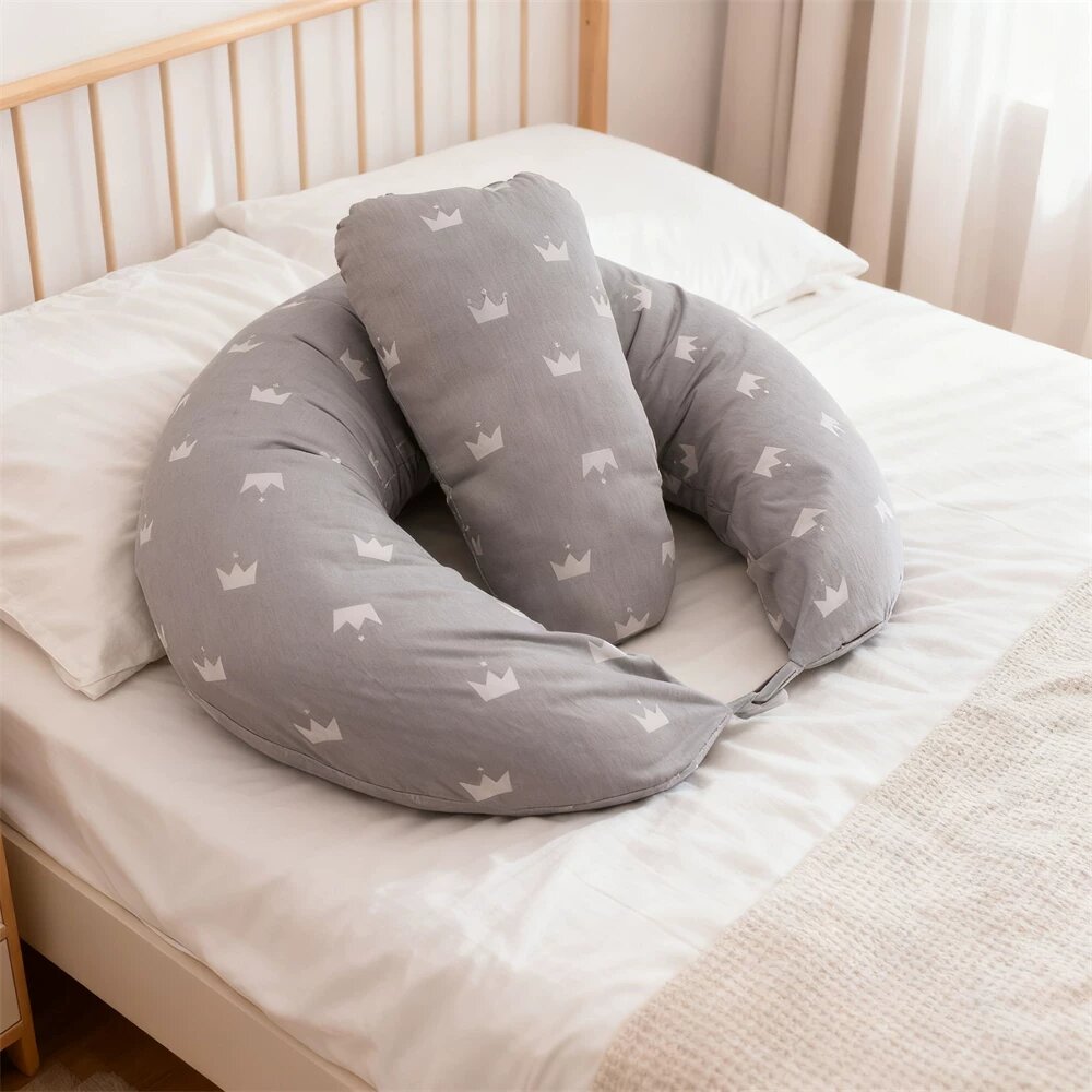 Многофункциональная подушка для беременных для пред и послеродового периода, подходит для матери и ребенка, подушка для кормления, облегчающая удержание ребенка, поддержка живота позднего беременности и подушка для защиты поясницы
