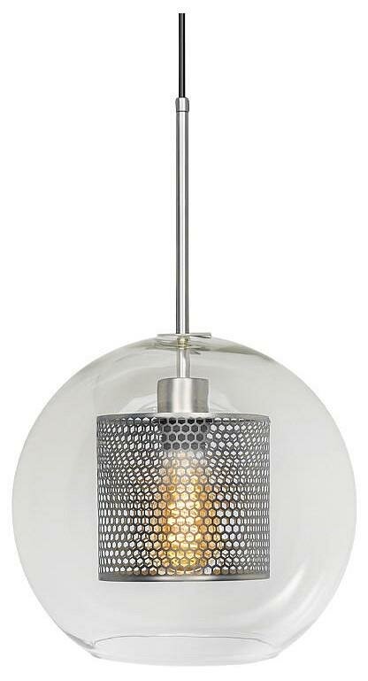 Светильник на штанге Loft it Hexagon LOFT2567-C цвет никель На монтажной пластине Техно