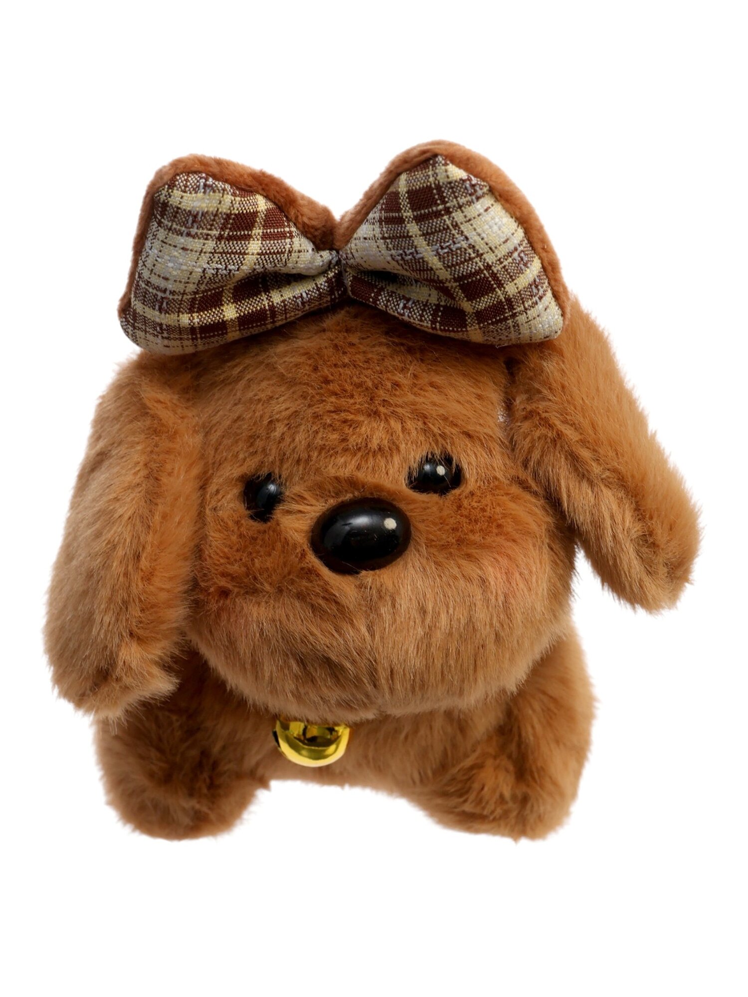 Мягкая игрушка Сима-ленд «Милая собачка», полиэстер, 15см, коричневая