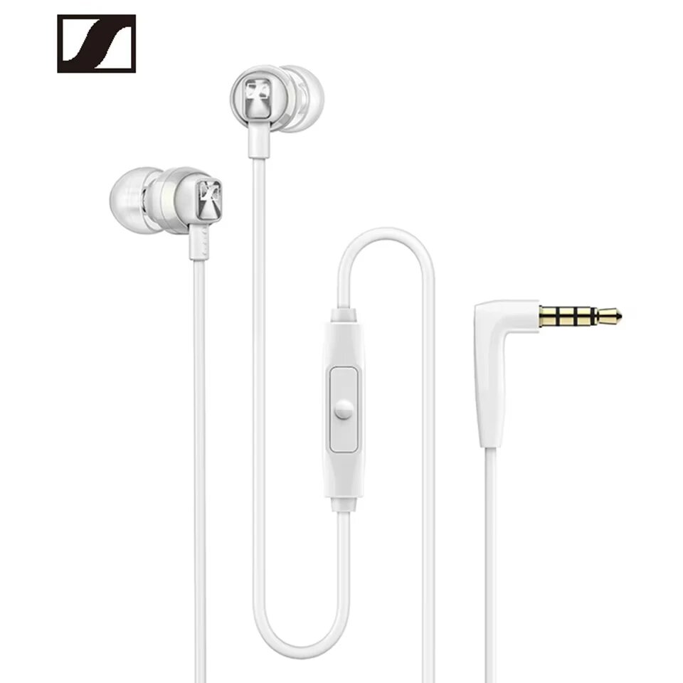 Sennheiser CX300S проводные спортивные наушники White