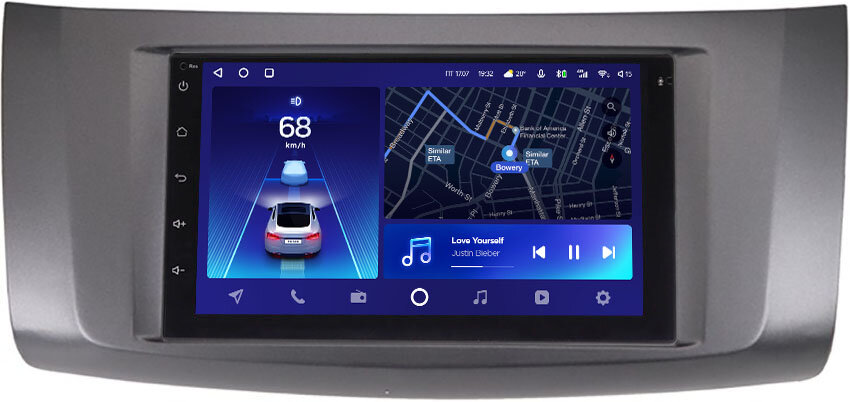 Штатная магнитола Nissan Sentra 7 (B17), Tiida 2 2012-2019 Teyes CC2 PLUS 4/64 7" RP-11-477-377 Android 10 (4G-SIM, DSP)