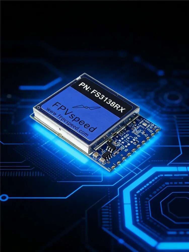 Беспроводной аналоговый приемный модуль FS3138RX 3100-3800MHz, высокой чувствительностью, помехозащищенным выходом CVBS