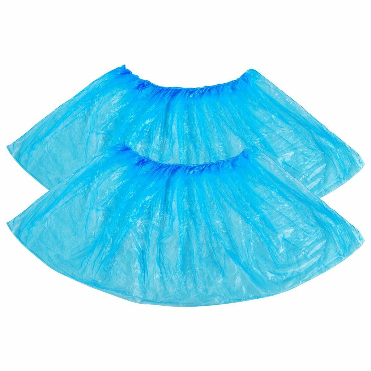 Бахилы одноразовые Meridian Особо прочные, 6 грамм, синие, 40х15см, 50 пар в упаковке, 55мкм