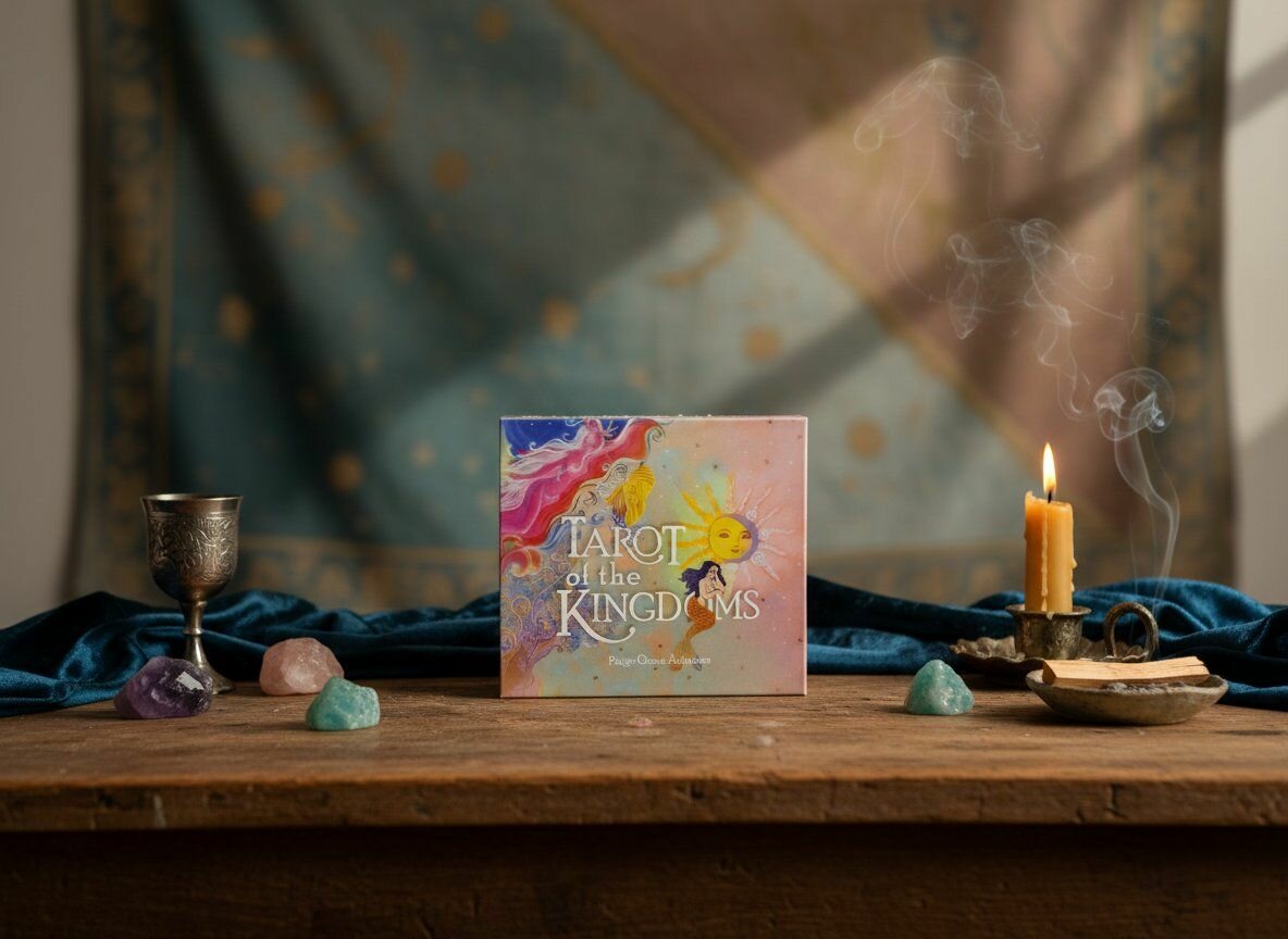 Карты таро "Tarot of the Kingdoms" RED Feather / Колода Королевств 63724