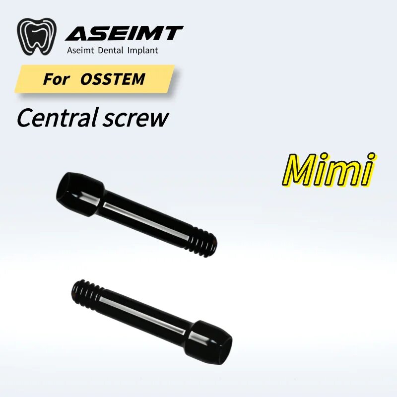 Центральный винт ASEIMT для OSSSTEM, черный, 10pcs-M