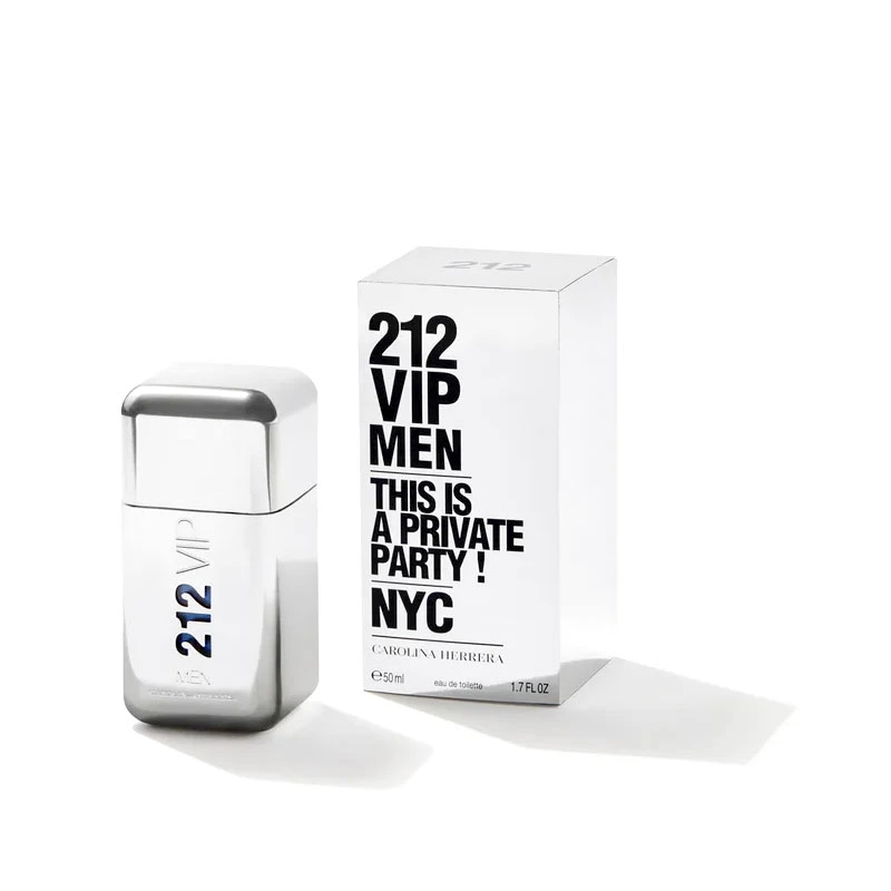 Туалетная вода Carolina Herrera 212 Vip Men 50 мл мужская - Херрера 212 Вип Мэн