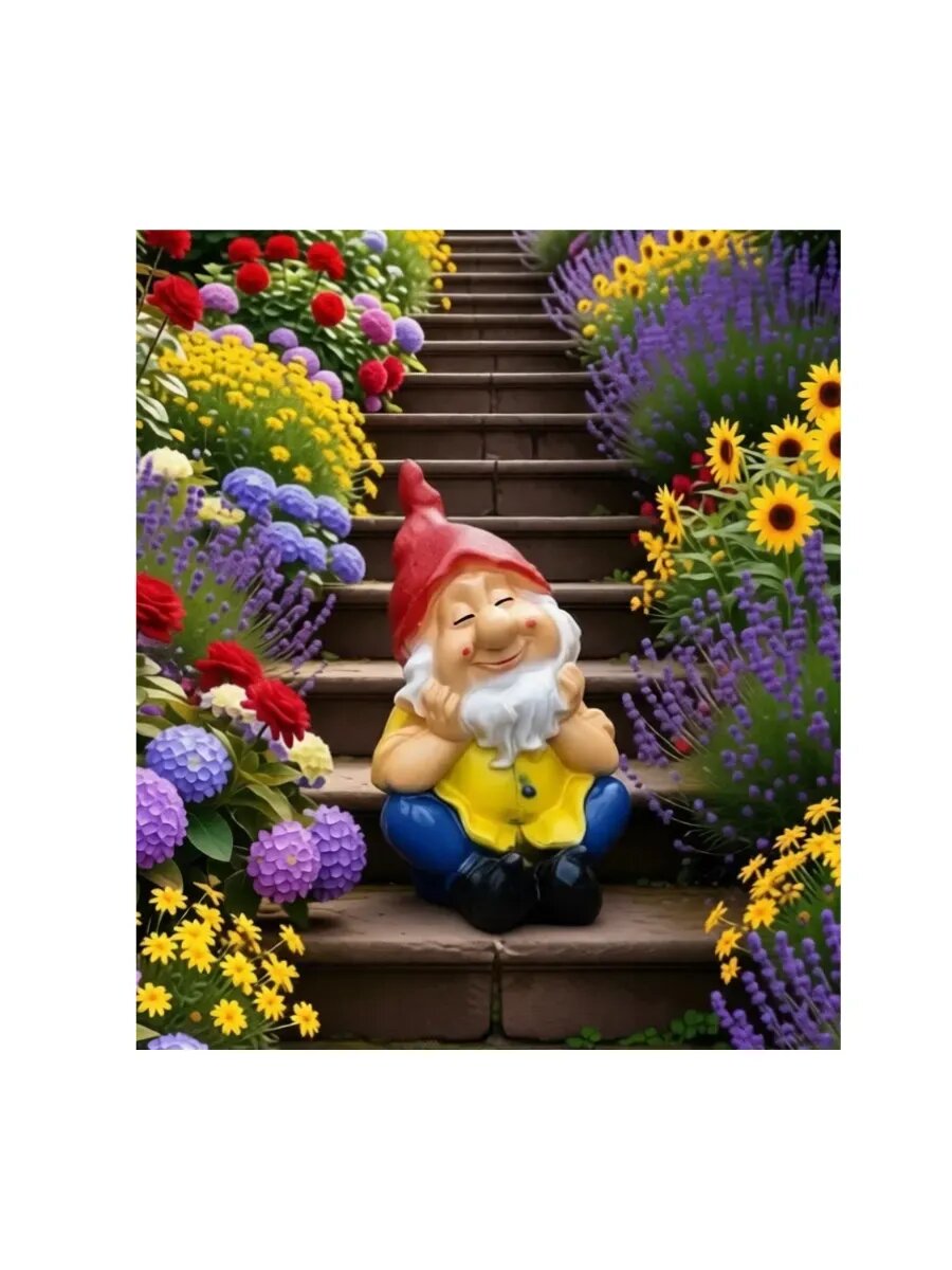 Садовая фигурка Гном спящий