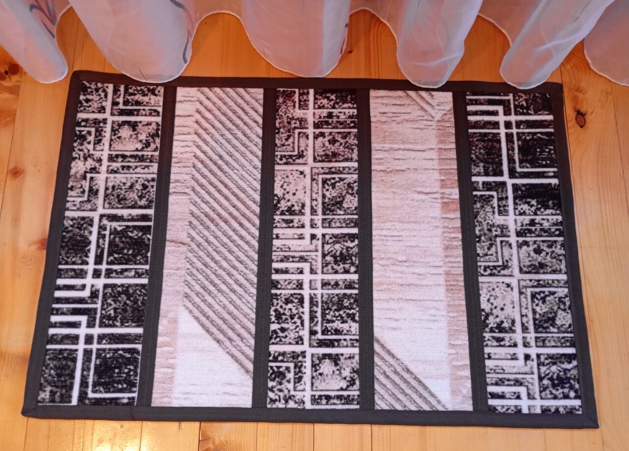 Универсальный придверный коврик в стиле Patchwork ручной работы