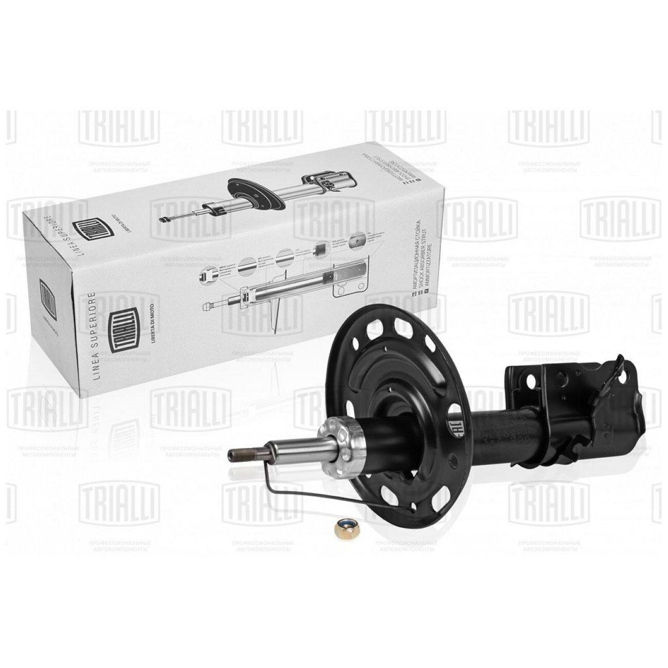 Trialli амортизатор стойка для автомобилей перед. лев. газ. ag14164