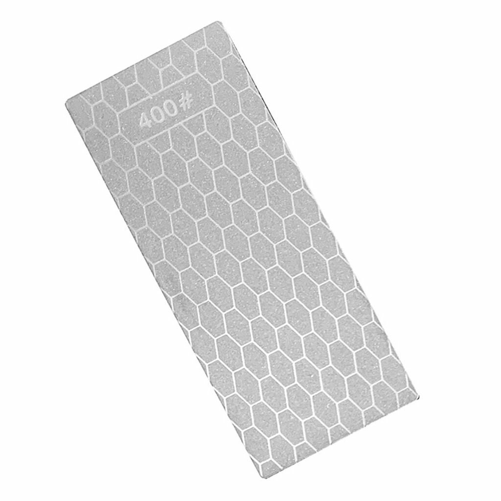 Абразивные инструменты 1 кусок алмазного точильного камня, отполированного квадратным лезвием в виде сот-400