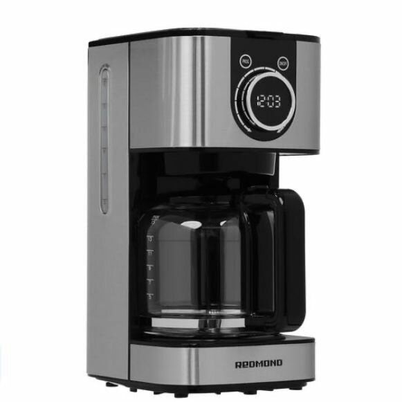 Кофеварка Redmond CM708, капельная, сенсорное управление, противокапельная защита, 900Вт, 1,5л