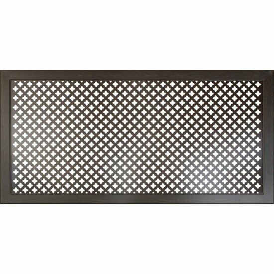 Экран для радиатора ТМ Стильный Дом DE LUXE 120х60см, Готико венге