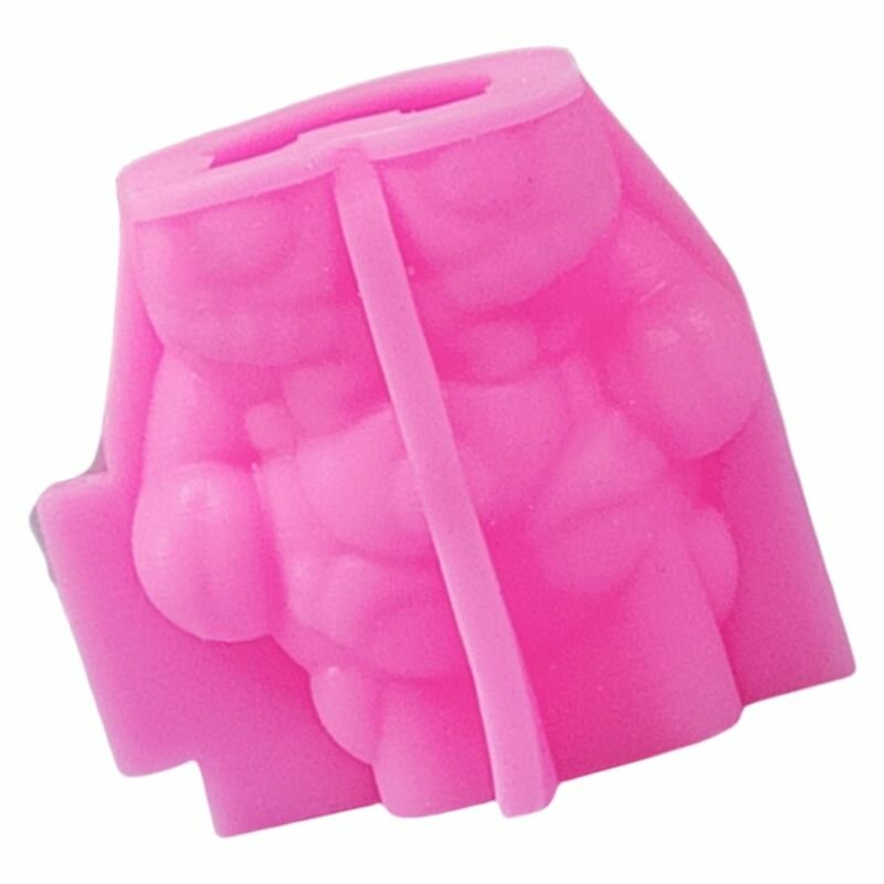 Силиконовая форма для украшения сидящего и стоящего мишки-бантика