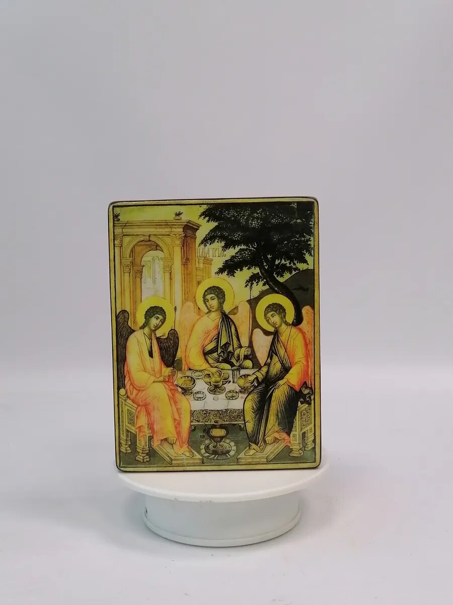 Святая Троица, 12x16x3 см, арт Ик008-2
