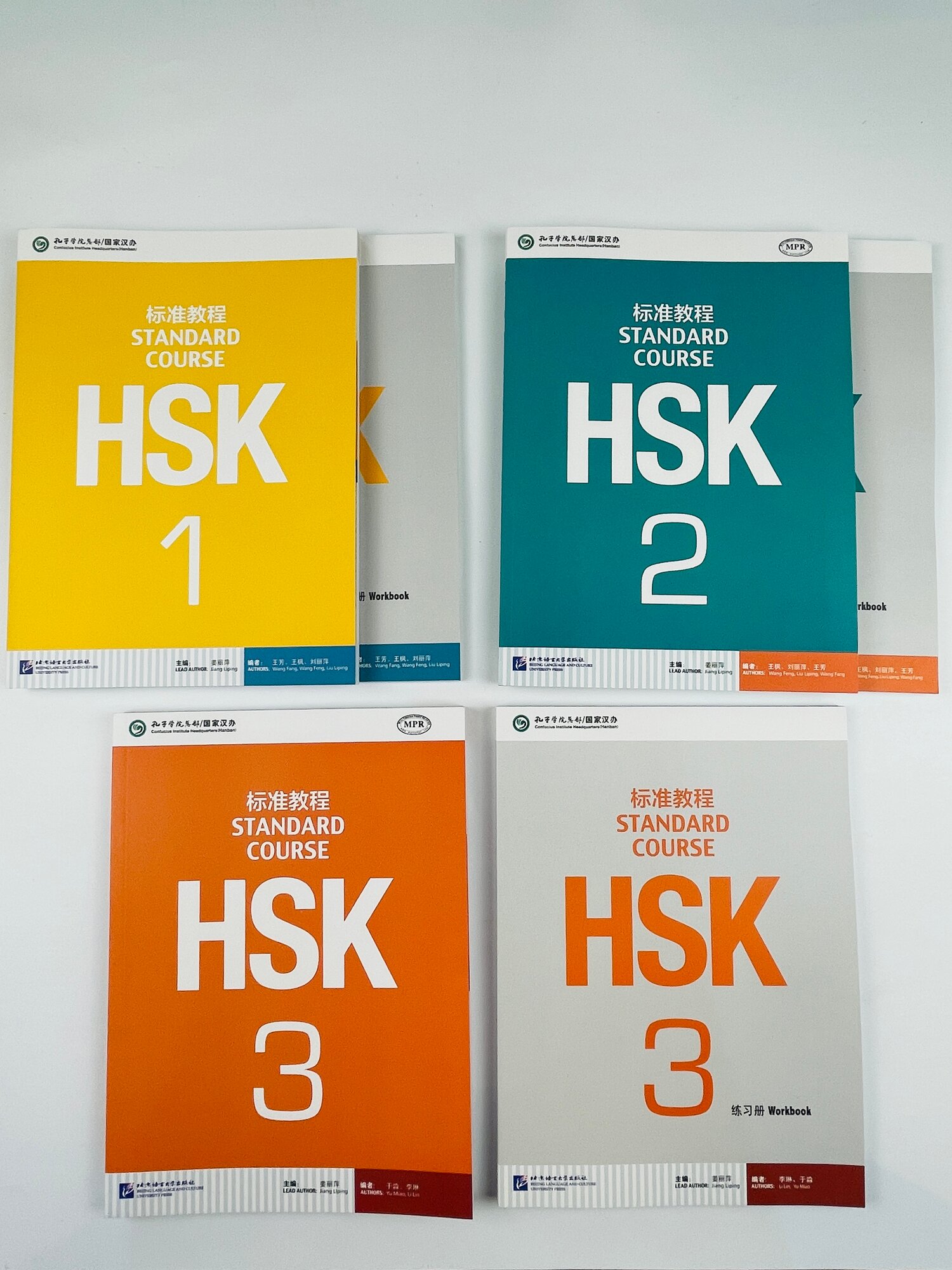 HSK Standard Course 1+2+3, Chinese and English Edition , Textbook +Workbook QR Code
