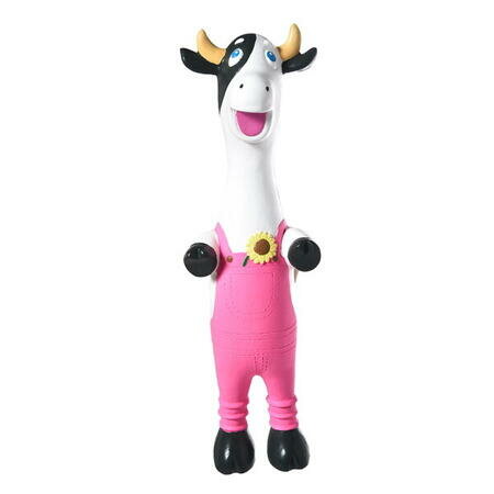 HOMEPET Premium 30 см х 9 см х 6 см игрушка для собак бык с пищалкой латекс