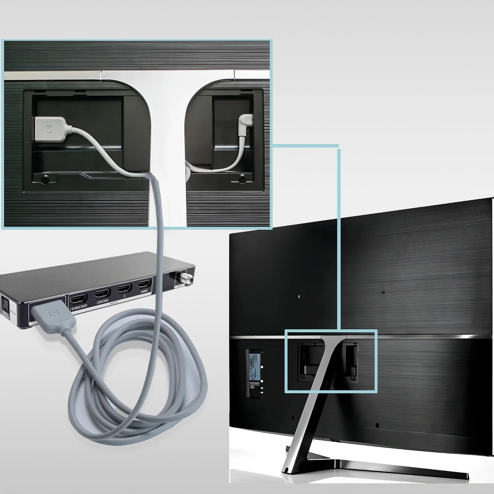 Новый соединительный кабель BN39-02209A BN39-02209B для BN96-44183A BN91-17814A BN91-17814W, совместимый с телевизором Samsung MU7000 MU800 MU9000