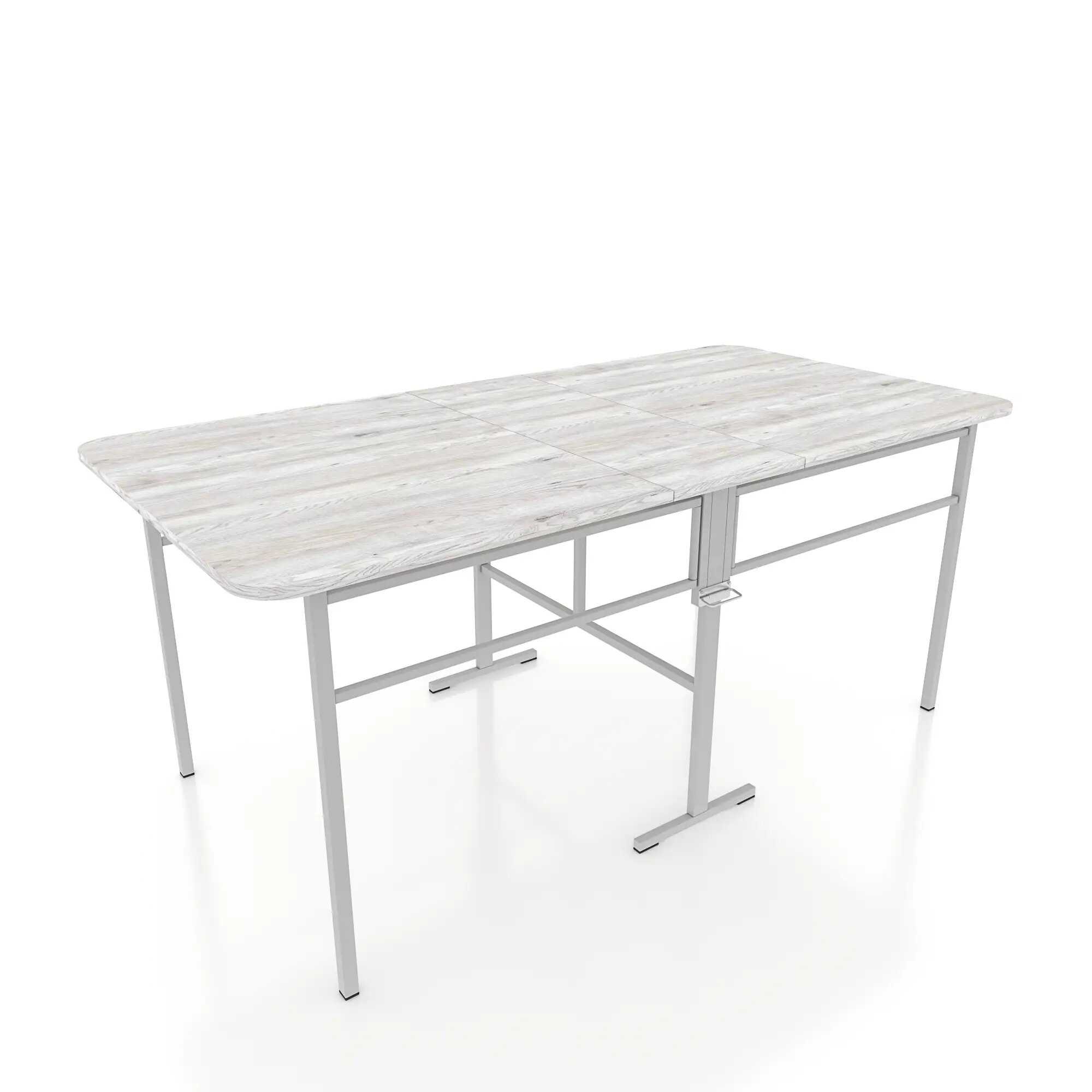 Стол книжка трансформер от производителя "Лайт Standart Plus" - 1770х1000х750 цвет столешницы Пальмира подстолье Светлое