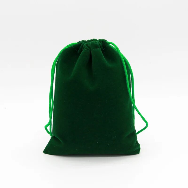 Бархатные мешочки мerylover 50 шт. Изумрудный, зеленый, 9X12