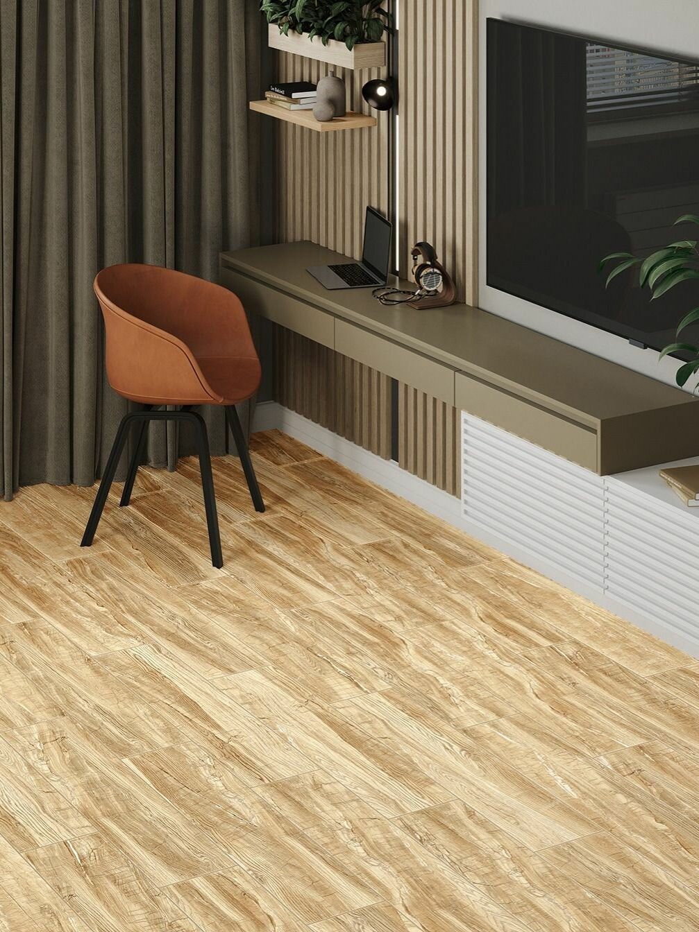 Керамогранит под дерево ALMA CERAMICA WONDERWOOD GFA92WDW48R матовый 200x900