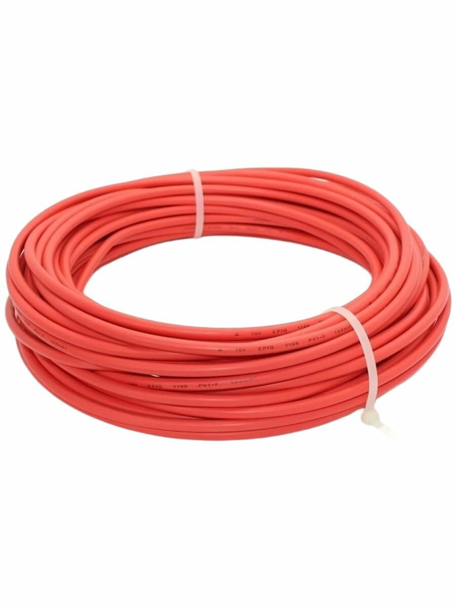 Кабель для соединения солнечных батарей TUV 1x6.0 мм2 красный