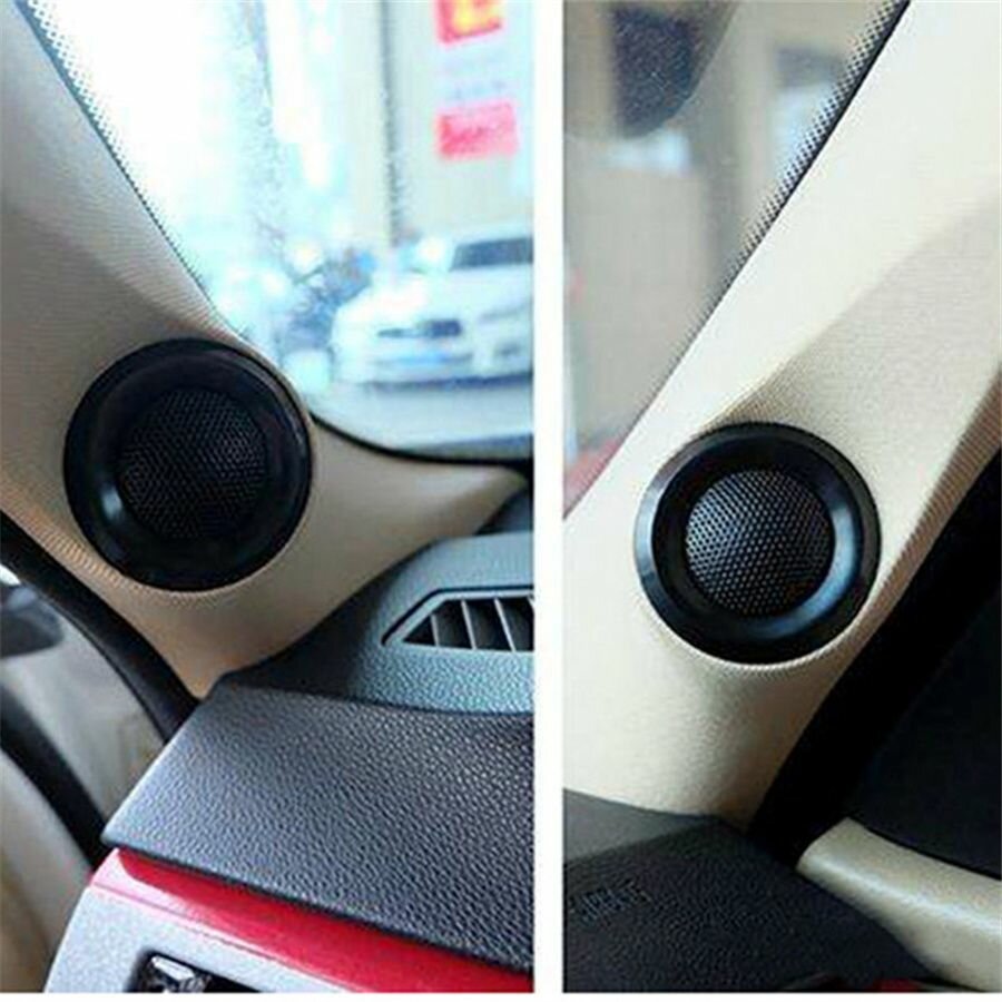 2X 2,5 "Белая Пластиковая Автомобильная Аудиосистема С Твите