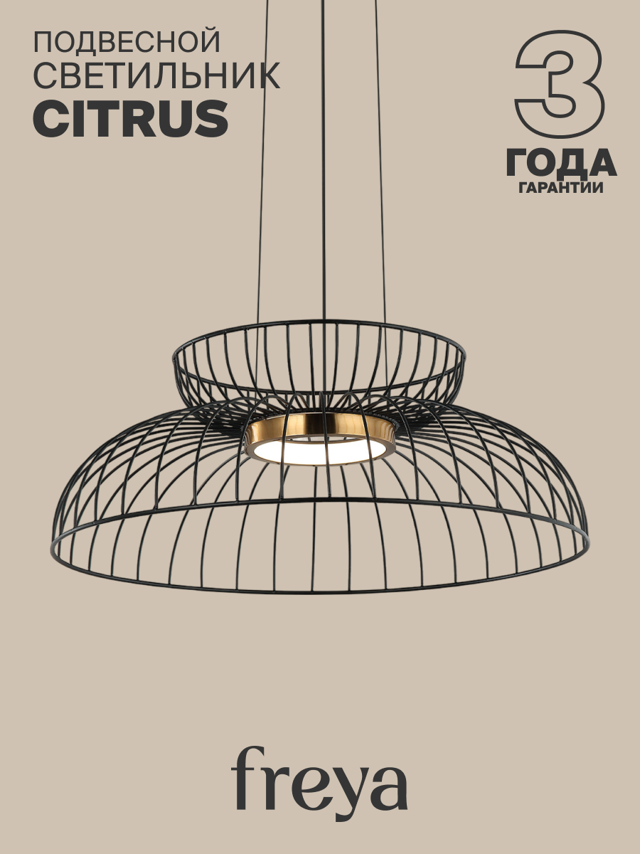 Подвесной светильник светодиодный Freya Citrus FR5398PL-L6B 3000K