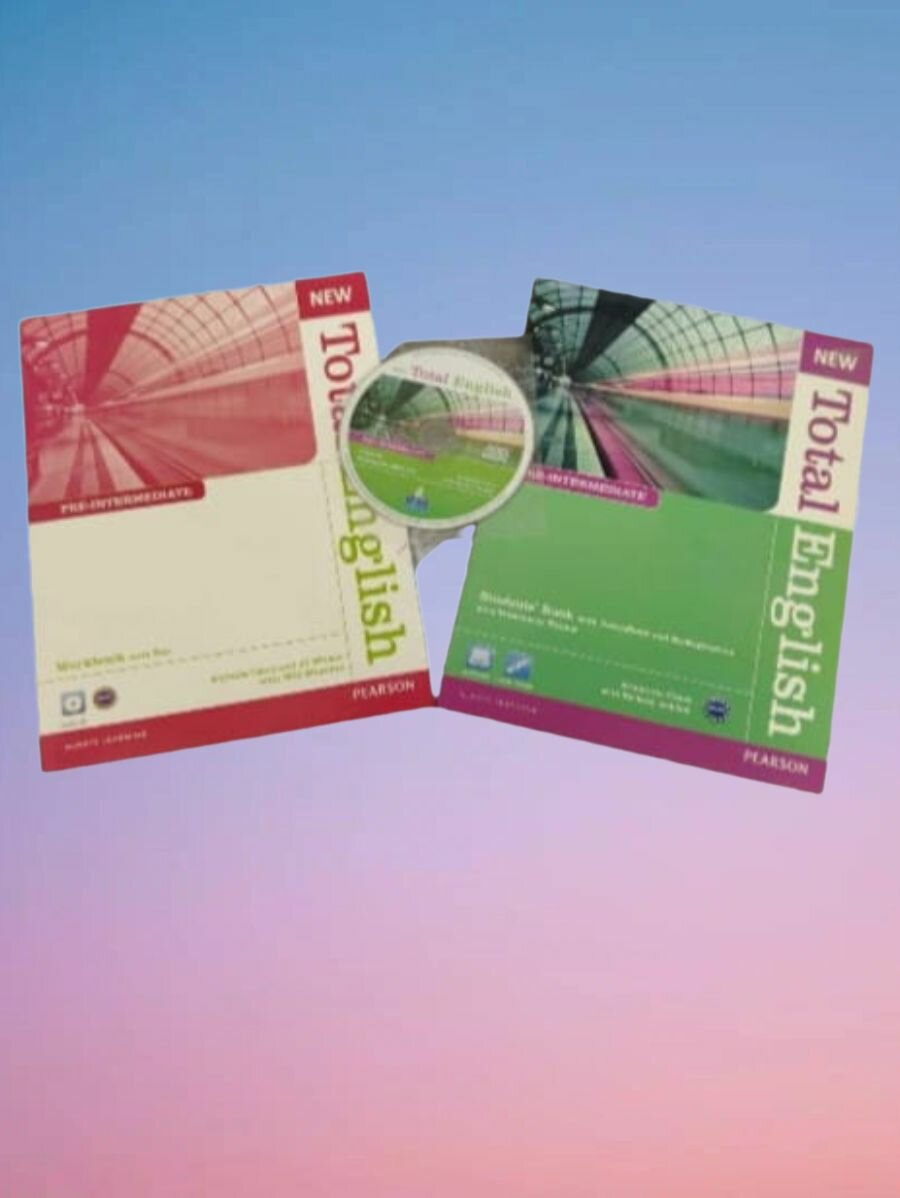New Total English Pre-Intermediate (Полный комплект: Student's book + Workbook with key + CD)