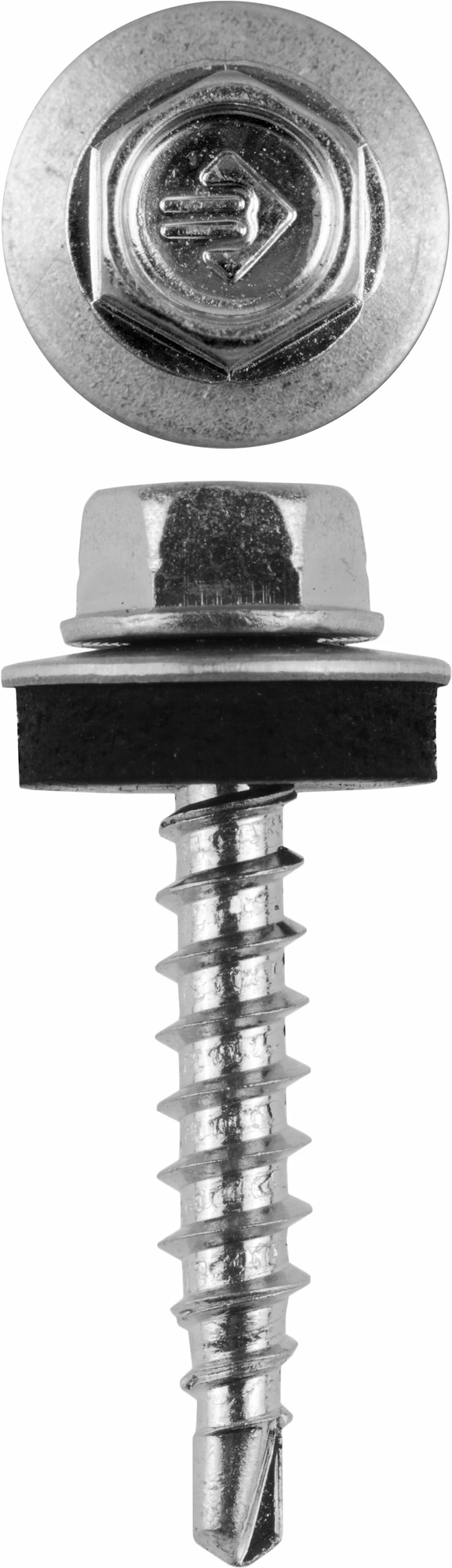 ЗУБР СКМ, 75 х 5.5 мм, цинк, 800 шт, кровельный саморез, Профессионал (4-300310-55-075)