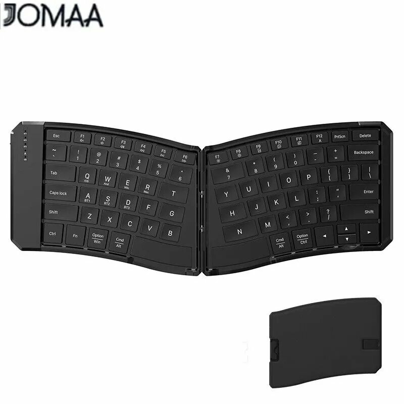JOMAA Клавиатура беспроводная k202, Русская раскладка, черный матовый