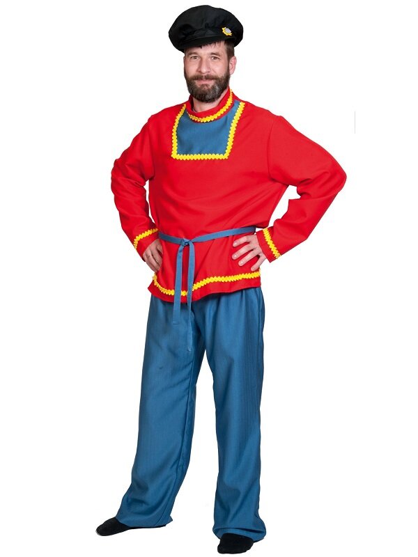 Костюм карнавальный взрослый Иванушка (52-54) русский народный