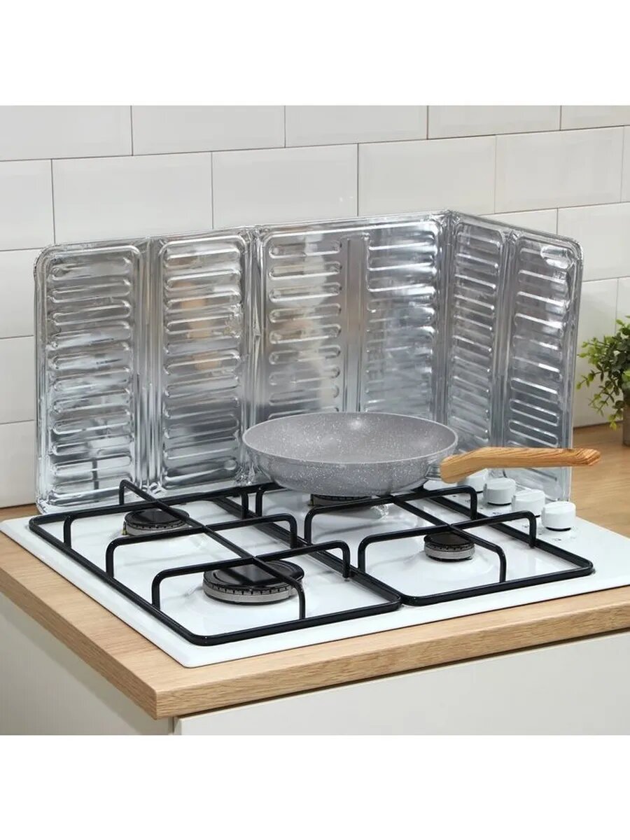 Защитное покрытие для газовой плиты Доляна, 84×32,5 см