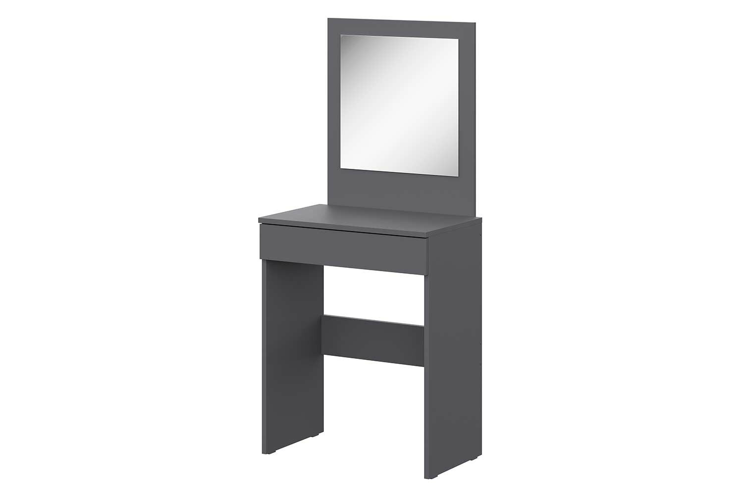 Туалетный стол Капри 60,1х135,4х37,8 см, с зеркалом и ящиком, цвет графит