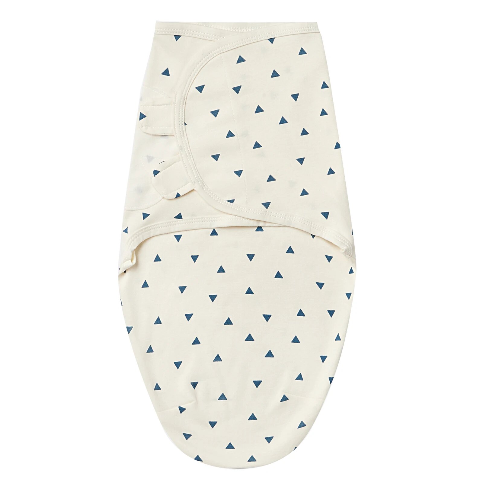 Детские муслиновые пеленки-спальники Insular M, Голубой, Beige Triangle