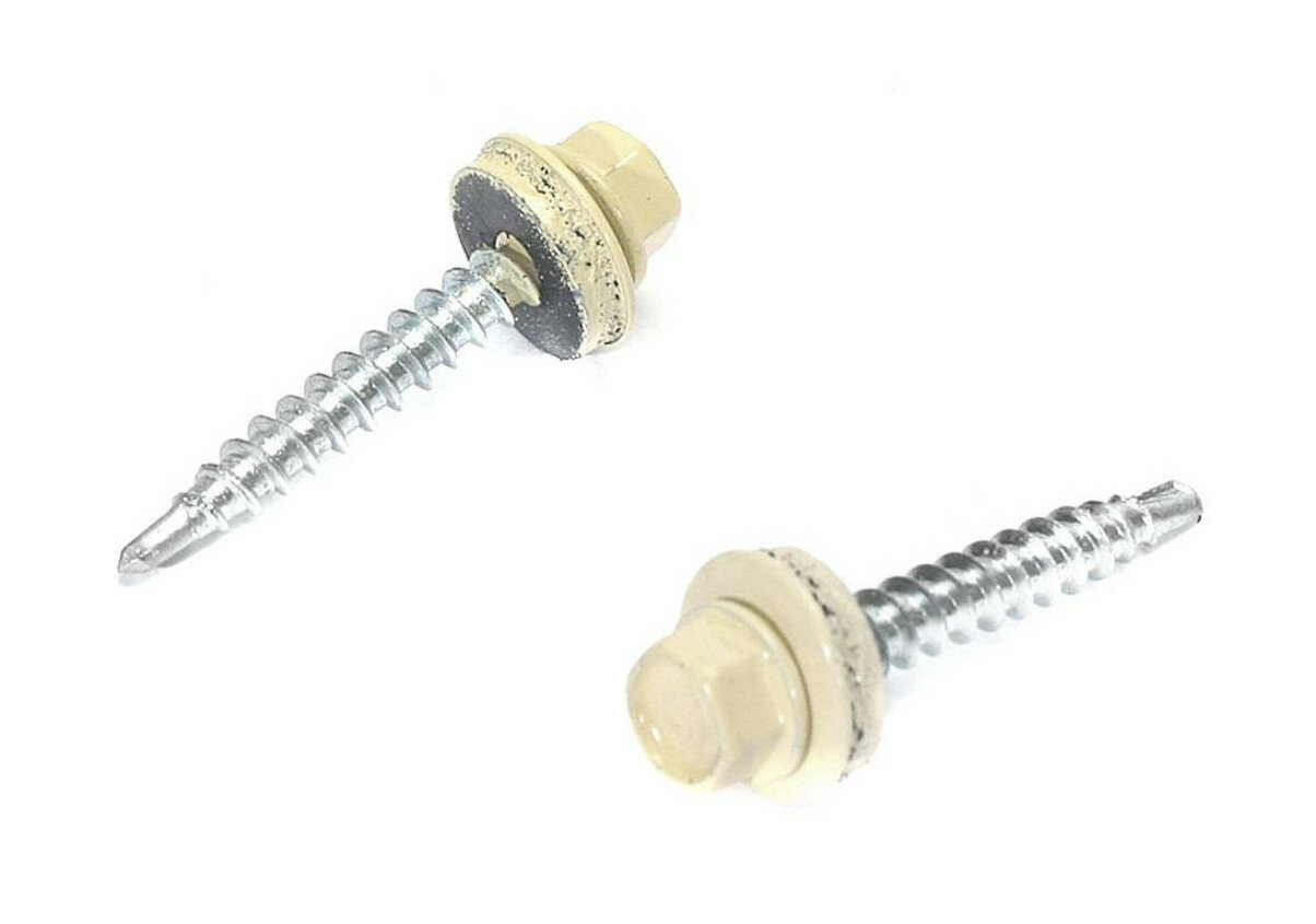 Саморезы кровельные Кач-Крепеж 0046407, сталь, 5,5x25 мм, 150 штук